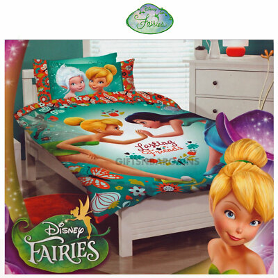 Disney Fairies Tinkerbell Quilt Cover Set Single Bed Girl Bed Doona ...