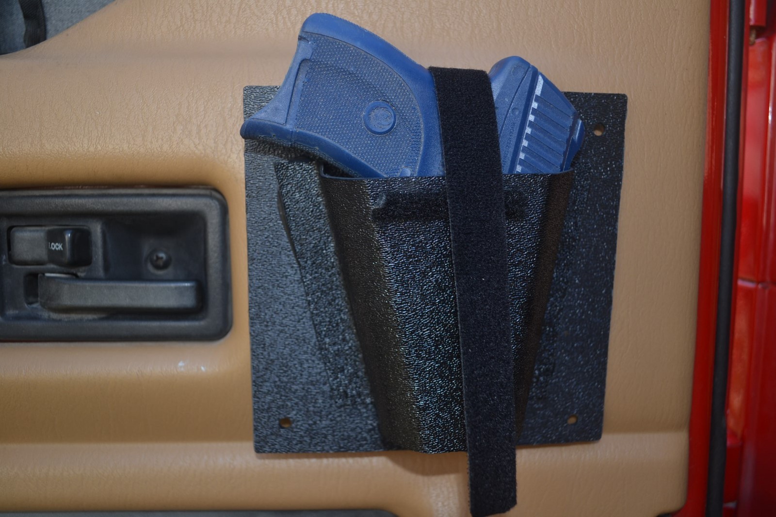 TACTICAL VEHICLE-CAR GUN HOLSTER-- MOUNT IT ANYWHERE-- MADE IN THE USA ...