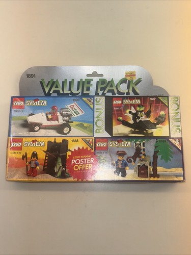 NEW Lego 1891 4set Value Pack (1992) -New In Sealed Box NIB Castle ...