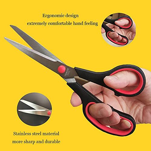 Scissors Multipurpose office Scissors8.5 Inch Ultra Sharp Shears ...