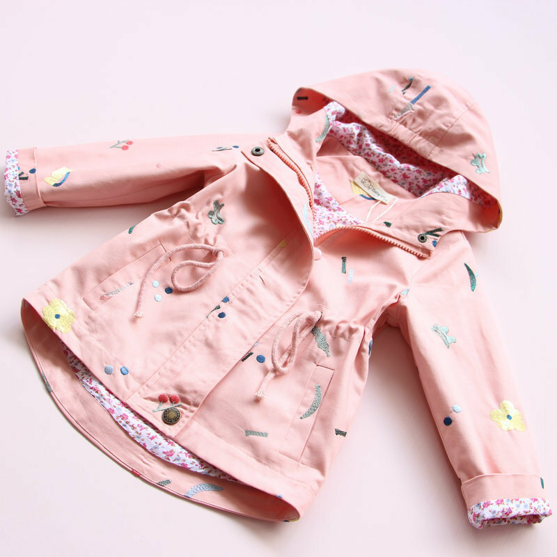 Toddler Baby Girls Boy Windbreaker Coat Baby Kids Hooded Outwear Jacket ...