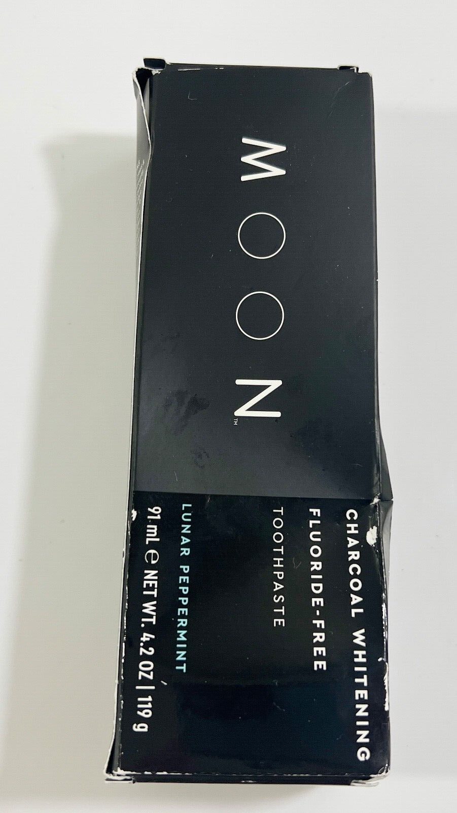 Moon Toothpaste Whitening Charcoal Activated Fluoride- Lunar Peppermint ...