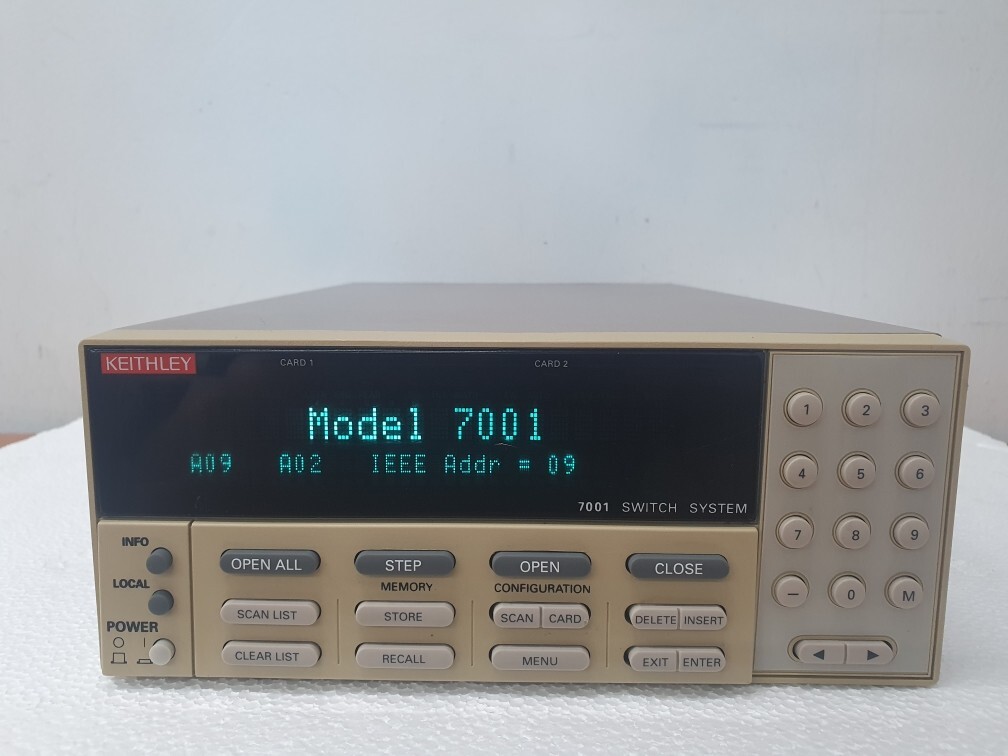 Keithley 7001 Switch System with 7020 Digital I/O Interface | eBay