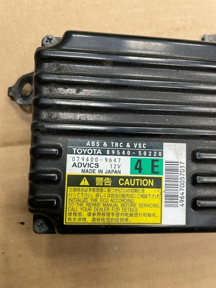 ABS & TRC & VSC CONTROL MODULE ECU 89540-50220 for LEXUS LS460 XF40 ...