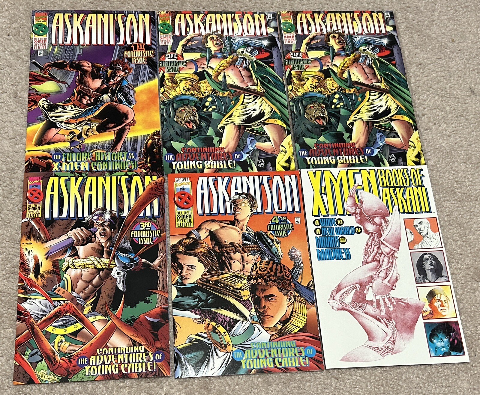 Askani'son #1-4 Complete Series & X-Men Books of Askani - Lot Of 6 X ...