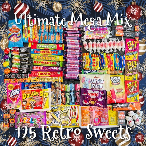 Ultimate Mix Retro sweets hamper Gift Box 125 old-fashioned sweets ...