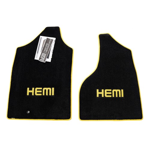2004-2005 Dodge Ram HEMI Truck Floor Mats Rumble BEE Yellow Nice 32oz ...