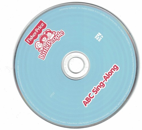 FisherPrice Little People ABC Sing Along 2015 CD Professionally Cleaned ...