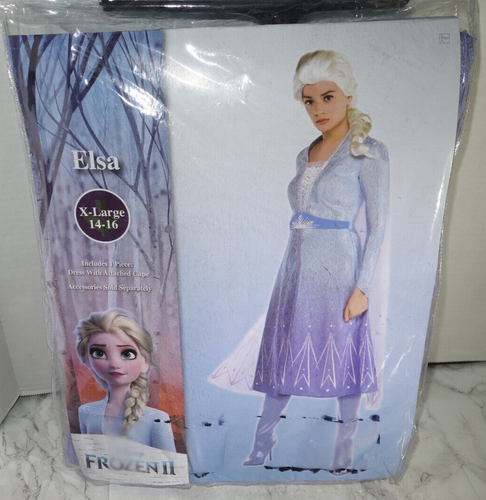 DISNEY'S FROZEN II Elsa "Act 2" Halloween Costume Adult Size X Large XL ...