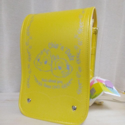 (Tariff included) randoseru school bag, Disney Chip & Dale Mini, Yellow ...