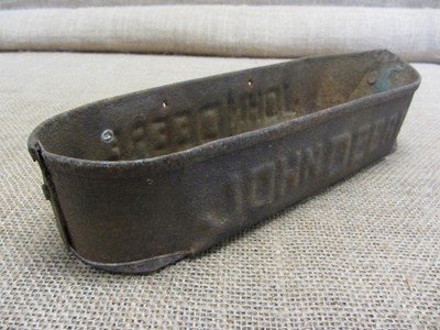 Vintage Metal John Deere Tractor Toolbox Antique Old Farm Equipment ...
