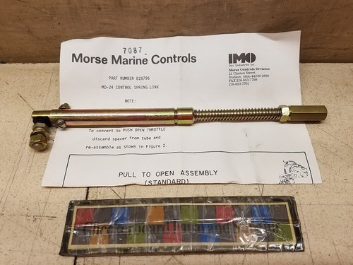 NOS Morse Control Spring Link Assembly B28796 2040-00-781-4271 41625 | eBay
