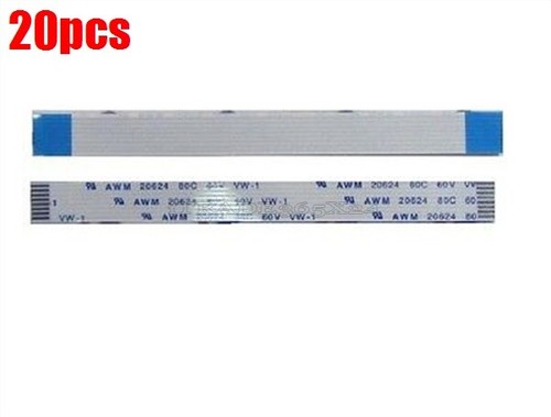 20Pcs Ribbon 8-Pin 1Mm Pitch Ffc Fpc Flat Cable Wire Zif Hdd 10Cm Long ...