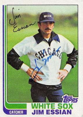 Jim Essian autographed baseball card (Chicago White Sox, 67) 1982 Topps ...