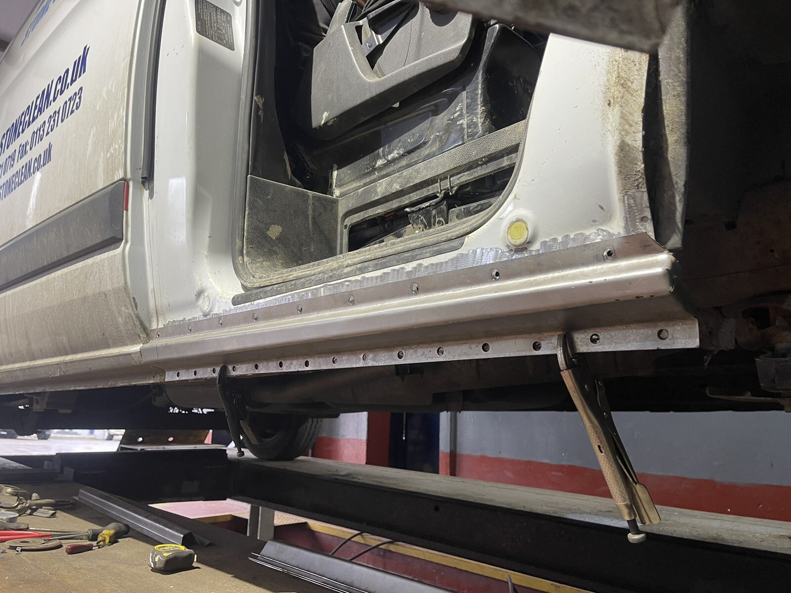Ford Transit Custom / Tourneo Front Outer Sills (Under Doors) Nearside ...