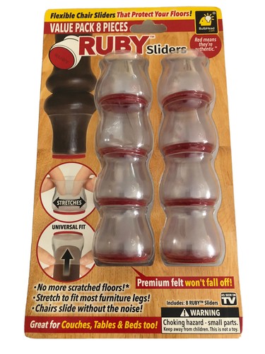 Ruby Sliders As Seen On TV 8 Pack Chair Covers Originals from Bulbhead ...