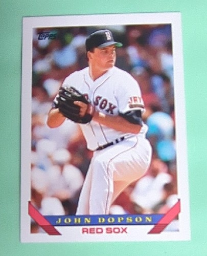 1993 Topps Boston Red Sox Baseball Card #187 John Dopson | eBay