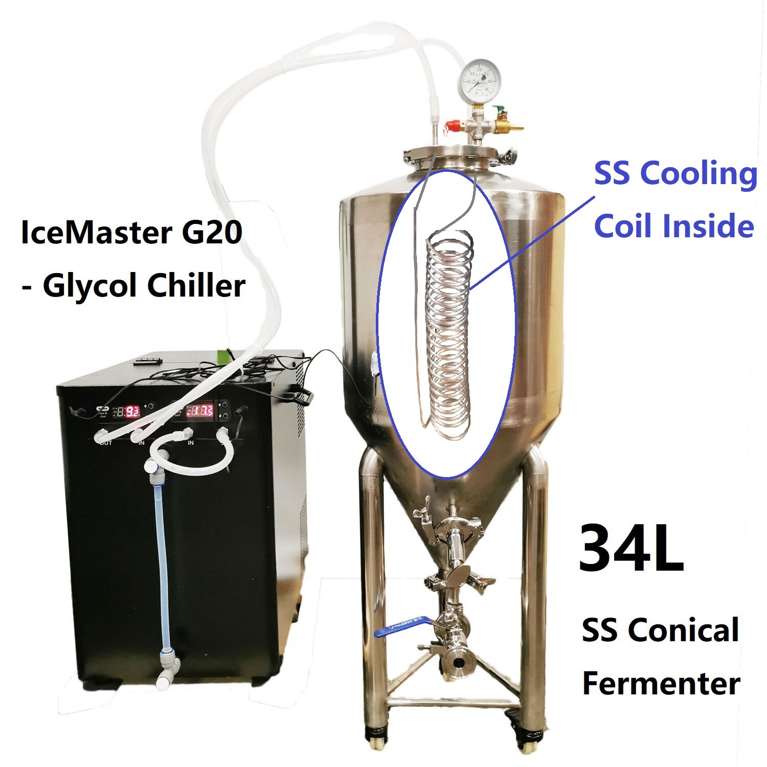 New JoinTech G20 - Glycol Chiller - Digital Fermentation Control with 2 ...