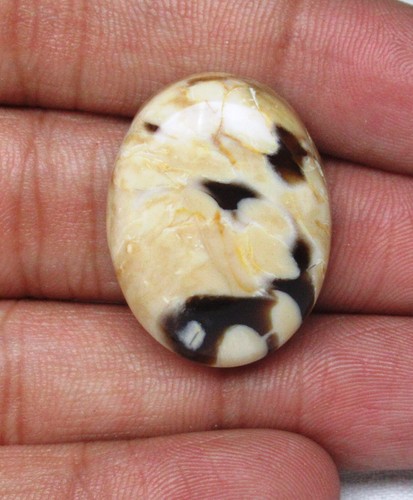 Natural Peanut Wood Jasper Cabochon Oval 34.25 ct Loose Gemstone H 6587 ...