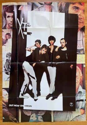 XTC White Music 1978 Virgin Records UK PROMO Only POSTER Punk ANDY ...