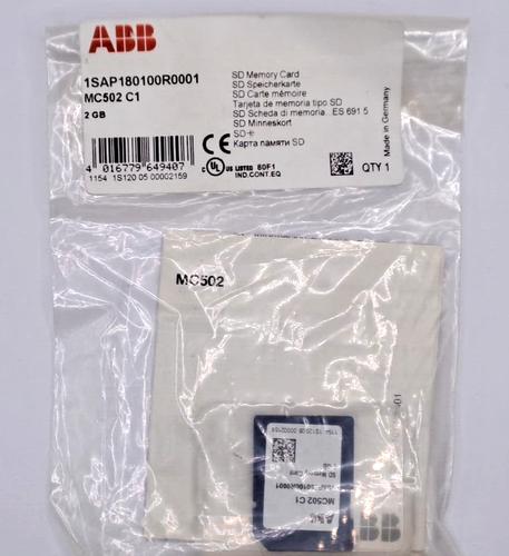 ABB 1SAP180100R0001 SD MEMORY CARD MC502 C1 2GB | eBay