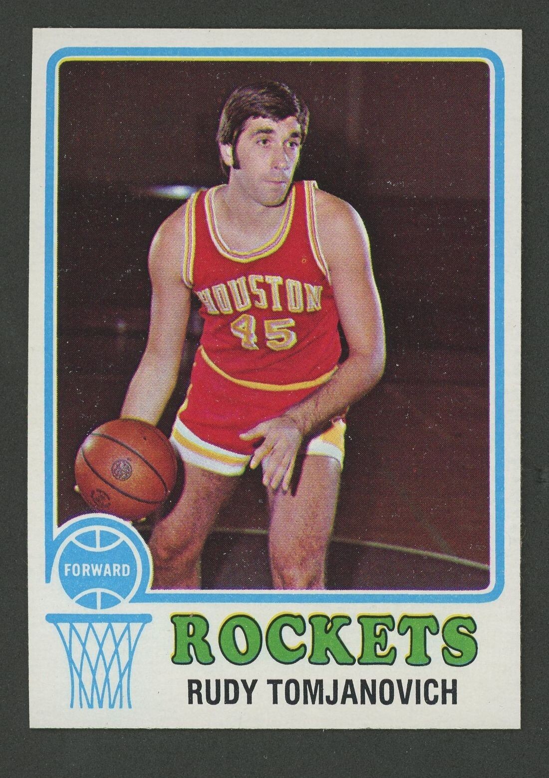 1973-1974 Topps Basketball #145 Rudy Tomjanovich NM-MT Centered Houston ...