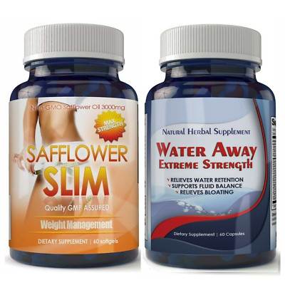 Safflower Oil Slim Weight Management Water Away Fluid Balance Dietary ...
