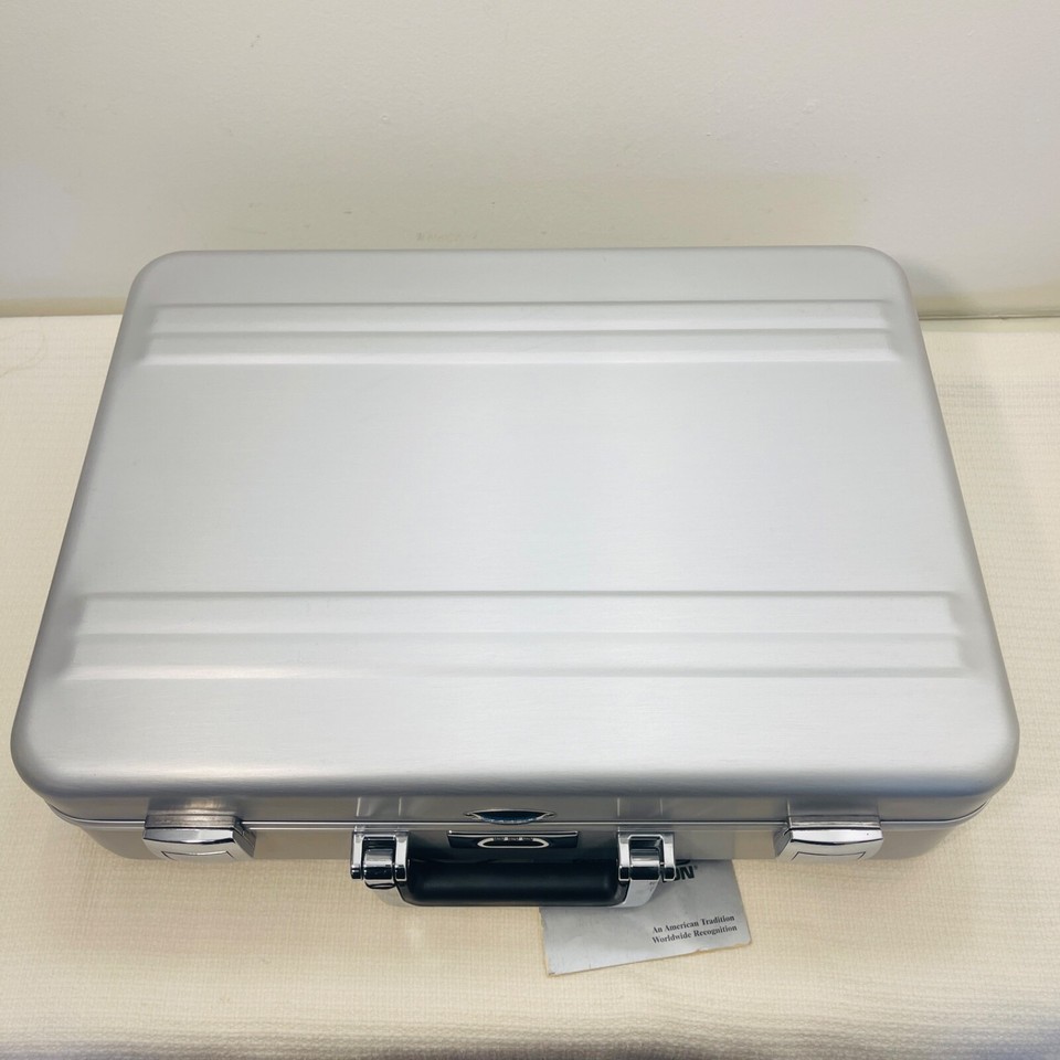 Zero Halliburton LT-SI Aluminum Laptop Case w/Removable portfolio case ...