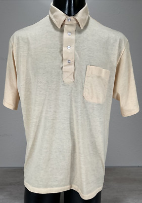 Chip Beck Golf Short Sleeve Polo Shirt XL Orange Made In USA | eBay
