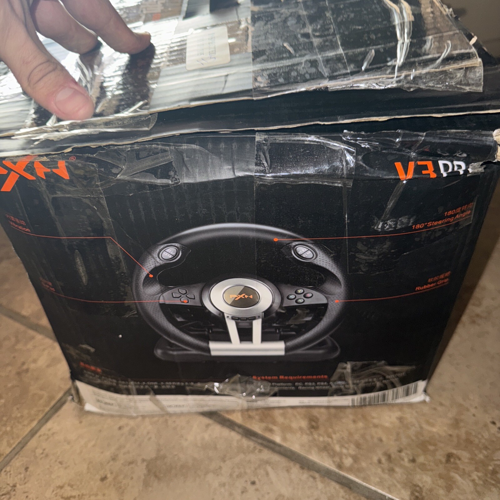 PXN V3II Pro Racing Car Gaming Steering Wheel with Pedals for sale ...