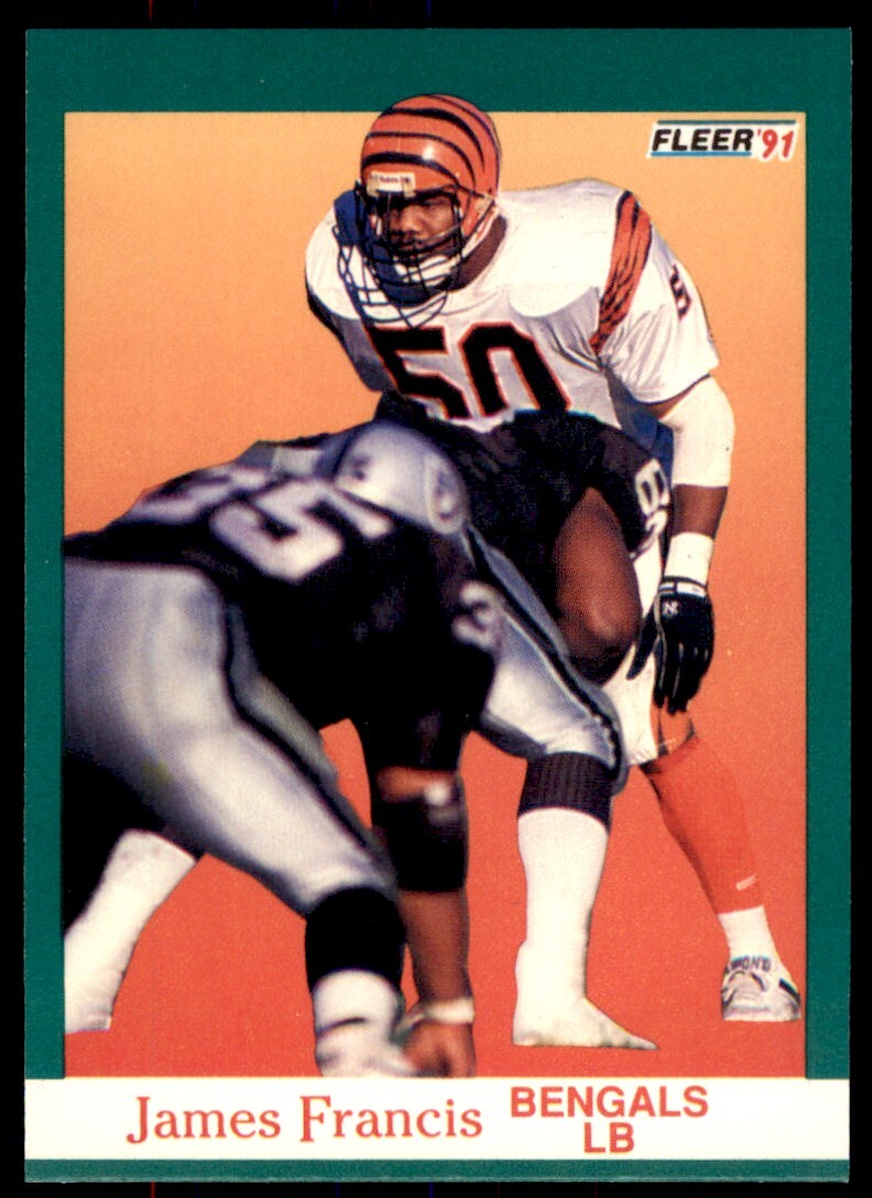 1991 Fleer James Francis . Cincinnati Bengals #20 | eBay