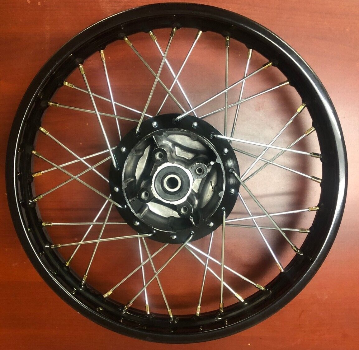 RPS Hawk 250 Rear Wheel Rim in Black for Carb Version. (#2 in diagram ...