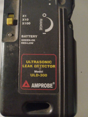 AMPROBE ULD-300 ULTRASONIC LEAK DETECTOR UT-300 TRANSMITTER TMULD-300 ...