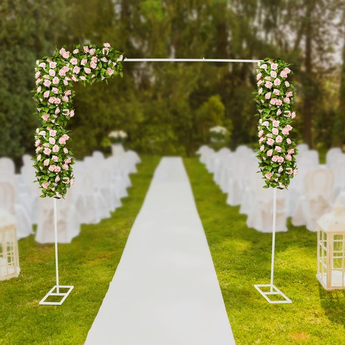 2.4m Wedding Square Arch Party Background Prop Flower Rack Balloon ...