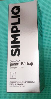 Simpliq anti grey hair shampoo for men against greying of dark hair 150 ...