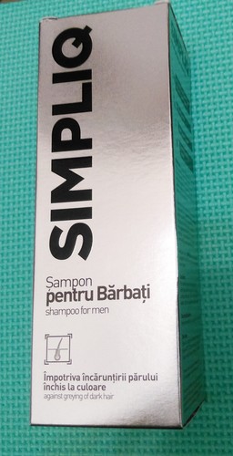 Simpliq anti grey hair shampoo for men against greying of dark hair 150 ...