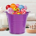 6 Pcs Bucket Set Kids Mini Buckets Seau À Bonbons Métallique D ...