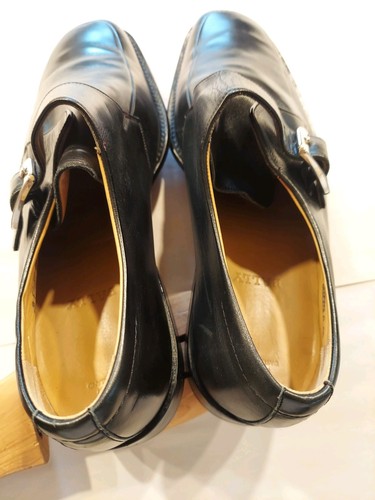 Bally Black Nevio Leather B Logo Buckle Dress Shoes Loafers Size US 10D ...