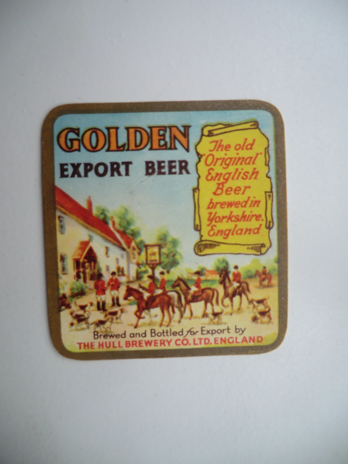 MINT HULL BREWERY GOLDEN EXPORT BEER BREWERY BEER BOTTLE LABEL | eBay UK