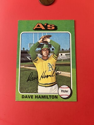 1975 Topps - #428 Dave Hamilton VG-EX | eBay