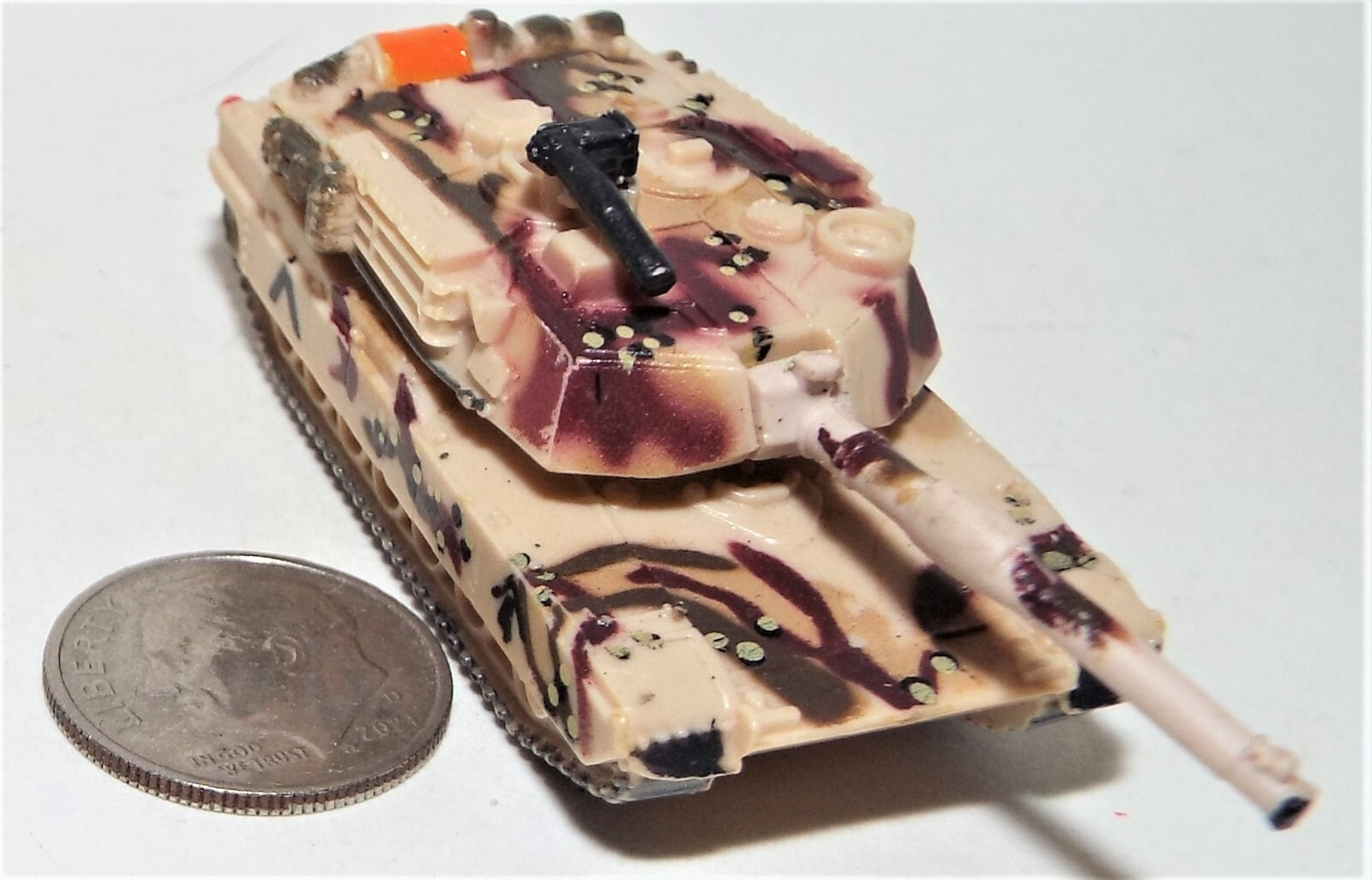Small Micro Machine USA Army M-1 Abrams Tank in Chocolate-Chip Desert ...