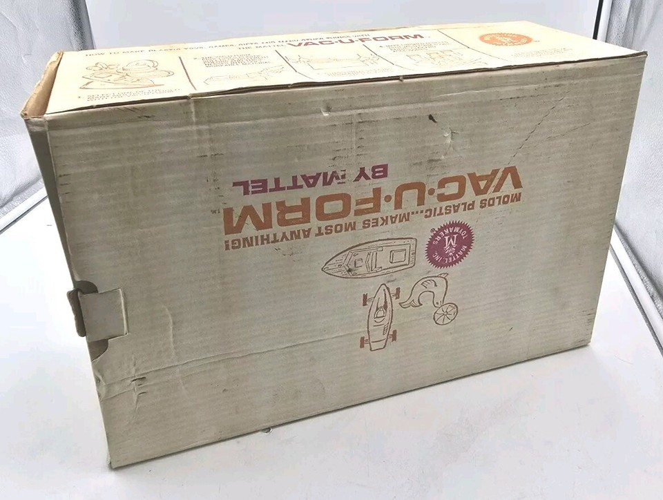 Vintage 1962 Mattel VAC-U-FORM 422 Plastic Molding Kit Nice! Read ...