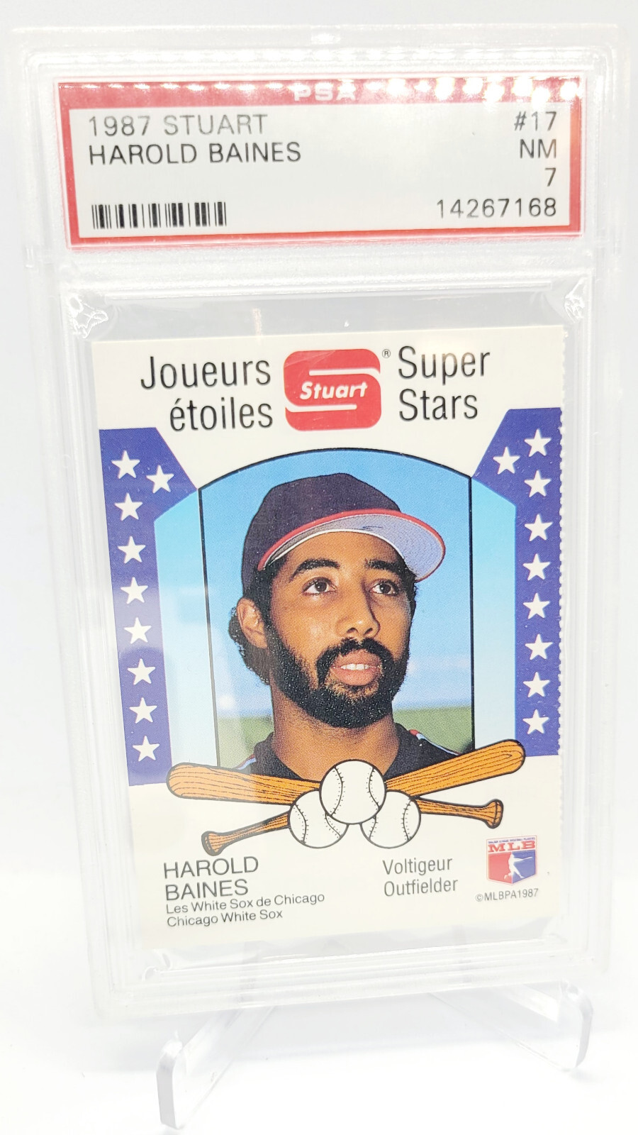 1987 STUART Harold Baines POP 1 PSA 7 | eBay