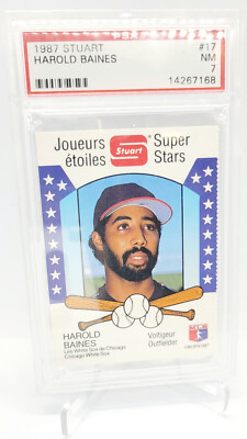 1987 STUART Harold Baines POP 1 PSA 7 | eBay