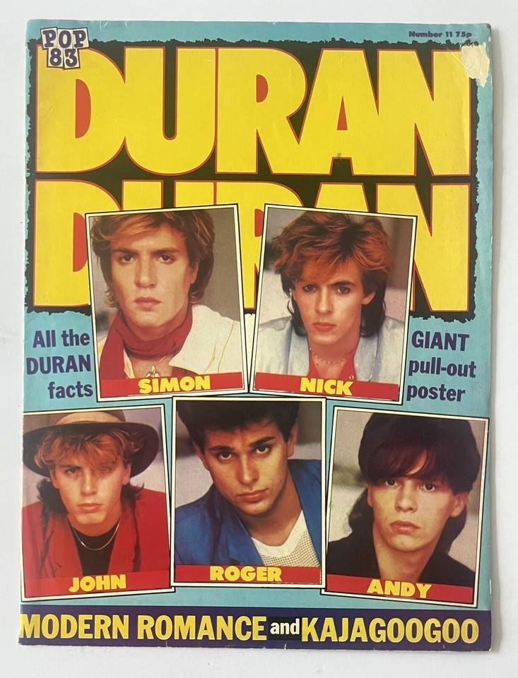 Duran Duran ‘Pop 83’ Giant Poster Original Fan Magazine 1983 | eBay UK