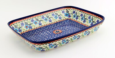 Polish Pottery Baking Dish 8 x 10" Handmade by Zaklady Boleslawiec ...