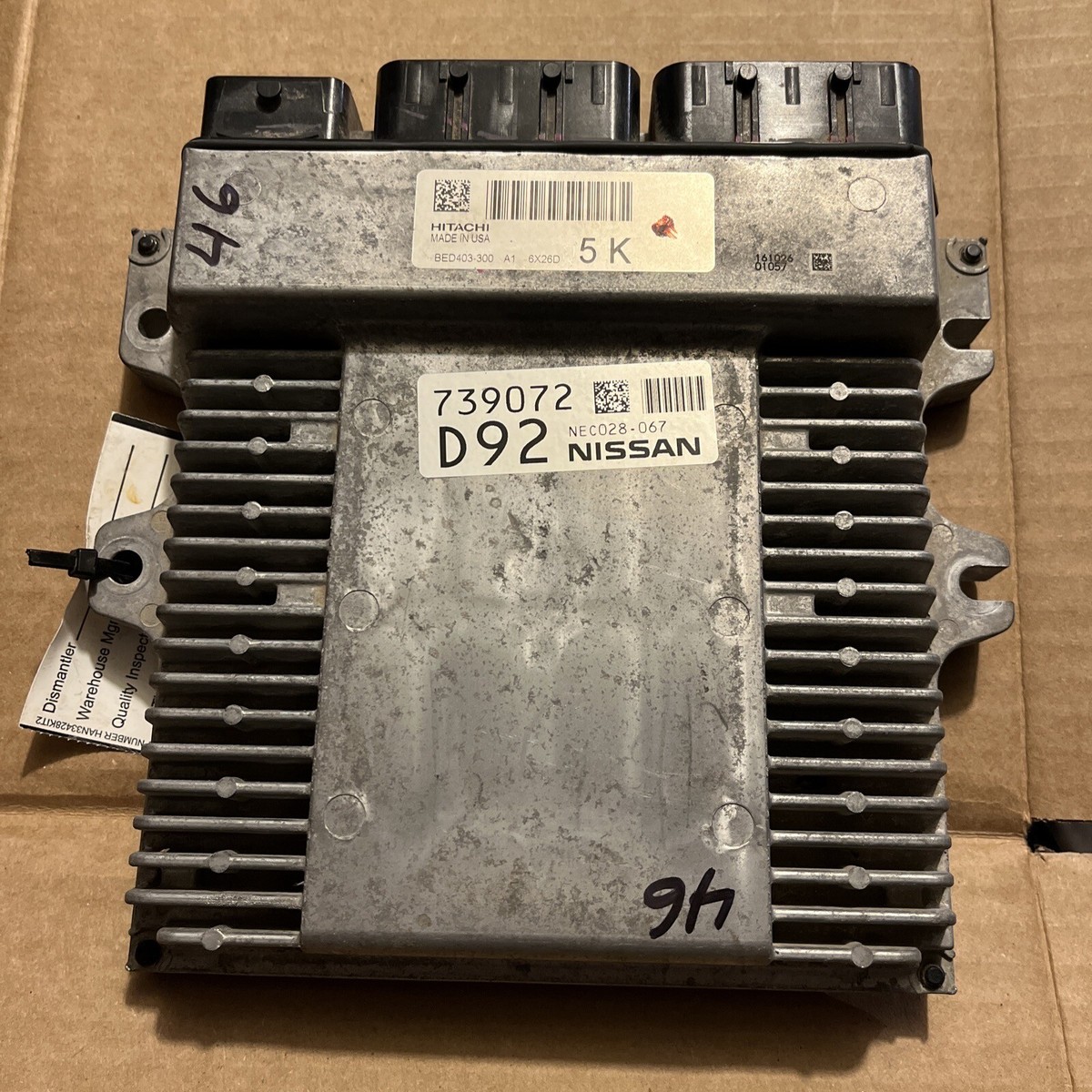 Nissan Pathfinder Ecm 1996 Nissan Pathfinder 3.3L PCM ECM ECU