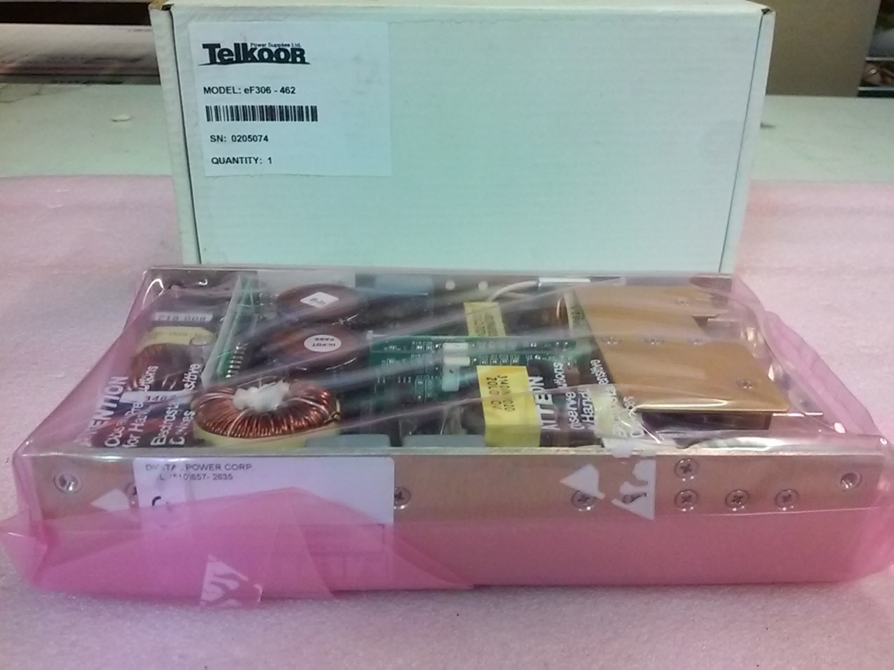 New TELKOOR Digital Power eF306-462 Open Frame Variable Output DC Power ...