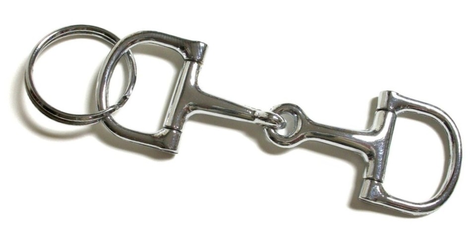 D Ring Snaffle Horse Bit Key Chain Novelty Gift New | eBay