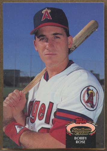 1992 Topps Stadium Club #79 Bobby Rose California Angels | eBay